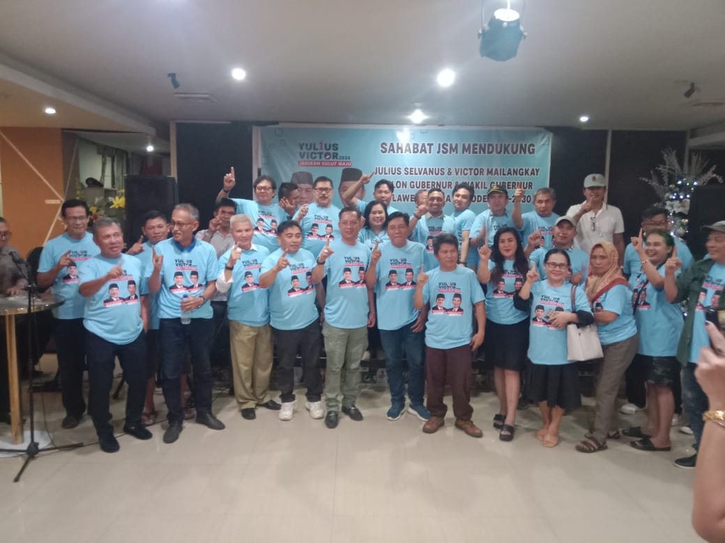 Bentuk Relawan Sahabat JSM, Jan Maringka Yakin YSK–VM Menang Pilgub ...